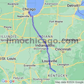 Limousine service between Springfield, KY and O'Hare Midway airport