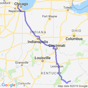 Limousine service between Baxter, KY and O'Hare Midway airport