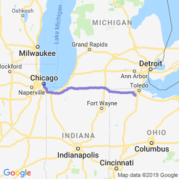 Limousine service between Waterville, OH and O'Hare Midway airport
