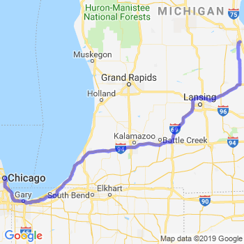 Limousine service between Carrollton, MI and O'Hare Midway airport