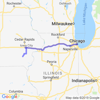 Limousine service between Brighton, IA and O'Hare Midway airport