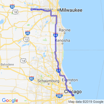 Limousine service between Delafield, WI and O'Hare Midway airport