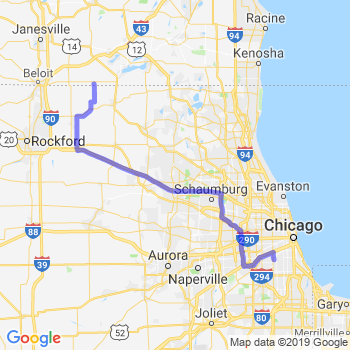Limousine service between Sharon, WI and O'Hare Midway airport