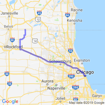 Limousine service between Sharon, WI and O'Hare Midway airport