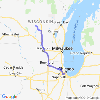 Limousine service between Vesper, WI and O'Hare Midway airport